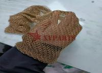 China 0.53mm X 3.81mm Room Divider Chainmail Curtain For Body Security for sale