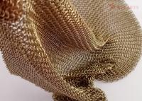 China Hotel Decoration Metal Ring Mesh Curtain 3.81 Mm for sale