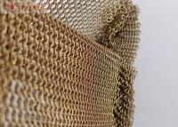 China Hotel Decoration Metal Ring Mesh Curtain 3.81 Mm for sale