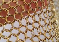 China Stainless Steel Ring Mesh Closures For Shopping Center 0.8x7mm for sale