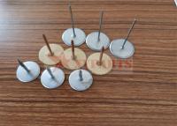 China 30mm 25mm Kraft Paper Metal Round Base Duct Work Mild Steel Cup Head CD Weld Pins for sale