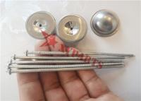 China 12ga Galvanized Steel Marine CD Weld Pins With Self Locking Wahser For Thermal Insulation for sale