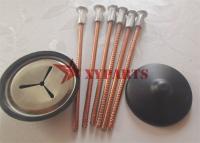 China Ship Building M3x90mm Length Copper Steel Bimetal Pins With Aluminum Weld Base for sale