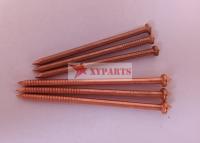 China 3mm Wire Dia Steel 4.8 Cd Weld Stud Inulation Pins With Copper Plated for sale