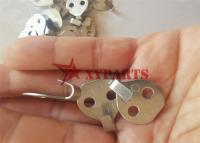 China Stainless Steel 1 '' Lacing Hooks With Double Hole To Fix Insulation Blankets for sale