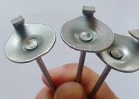 China 12 Gauge SS Lacing Anchors Insulation Pin With Self Locking Washers For Blankets Fabrication for sale