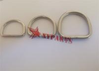 China 3 X 25 X 30 Mm Stainless Steel D Type Lacing Rings For Fixing Insulation Jackets for sale