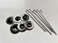 China Critter Guard Fastener J Hook Aluminum Solar Panel Bird Proofing Clips System for sale