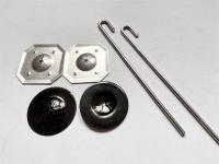 China Critter Guard Fastener J Hook Aluminum Solar Panel Bird Proofing Clips System for sale