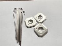 China UV Coated Solar Panel Mesh Wire Hooks For Firming Exclusion Kit Bird Barrier for sale