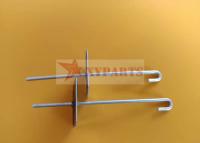 China Aluminum J Hooks Pigeon Guard Solar Mesh Clips For Bird Deterrent for sale