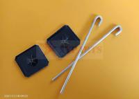 China Aluminum J Hooks Pigeon Guard Solar Mesh Clips For Bird Deterrent for sale