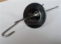 China 30mm Stainless Steel Self Locking Washers Double Side Black Coating To Fasten Solar Panel Clips for sale