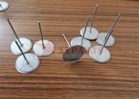 China Galvanized Steel 30mm Cup Head Quilting Pins As Fasteners On The Cements Roofing for sale