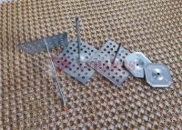 China 50MM Perforated Aluminum Metal Rock Wool Insulation Pins for sale