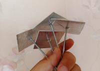 China 62mm Galvanized Steel Self Adhesive Stick Pins To Install Foam Insulation Panels for sale