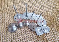China Building Materials Steel Insulation Pin For Fiberglass Wool Perforated Insulation Hangers for sale