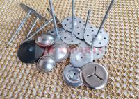 China Stainless Steel Perforated Base Insulation Fixing Pins For Securing Rock Wool To Gypsum for sale