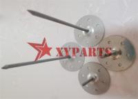 China M3*75 Mm Galvanized Marine Insulation Pins With 40mm Dia Perforated Disc Base for sale