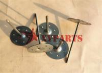 China M3*75 Mm Galvanized Marine Insulation Pins With 40mm Dia Perforated Disc Base for sale