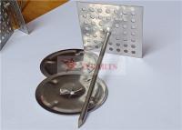 China Stainless Steel Perforated Insulation Pins Used To Fix Fiberglass Or Mineral Wool Board for sale