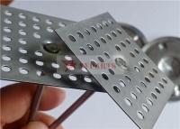 China Stainless Steel Perforated Insulation Pins Used To Fix Fiberglass Or Mineral Wool Board for sale
