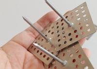 China 50mm Stainless Steel Perforated Insulation Fixing Pins For Attaching Insulation Materials for sale