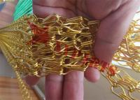 China Aluminum Metal Chain Curtain For Restaurant Decorative Partition Screen for sale