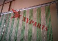 China 12mmx20mm Double Hooks Aluminium Chain Curtain For Decoration Interior Partition Screen for sale