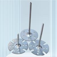 China M3*75 Mm Galvanized Marine Insulation Pins With 40mm Dia Perforated Disc Base for sale