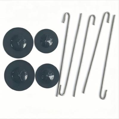 China Bird Deterrent Exclusion Kit Mesh Solar Panel Clips With Soft J Hook Nails For Pigeon Proofing for sale