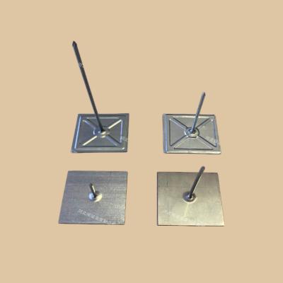 China Zinc Finish Anticorrosion Metal Building Insulation Self Stick Pins For Glass Wool for sale