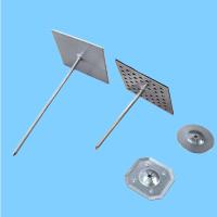 China High Hardness Steel Square Base Insulation Stick Up Pin for sale