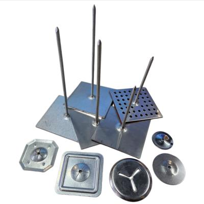 China 200mm Galvanized Steel Self Stick Insulation Hangers For Hvac Ductwork for sale