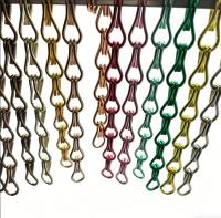 China Multi Color Decorative Aluminium Chain Door Curtain For Home Decoration for sale