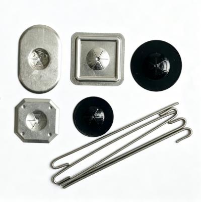 China 30 Mm Self Locking Metal Aluminum Solar Panel Birds Control Pigeon Proofing Washers for sale
