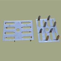 China 54mmx38mm Stamped High Grade Zinc Plating Steel Rock Wool Impaling Clips for sale