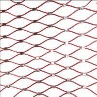 China Stainless Steel Wire Rope Mesh Handwoven Flexible & Lightweight Zoo Enclosure Mesh 304/316 for sale