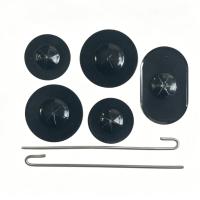 China Removeable Aluminum Solar Panel Mesh Clips And Washer For Secure Bird Proofing for sale