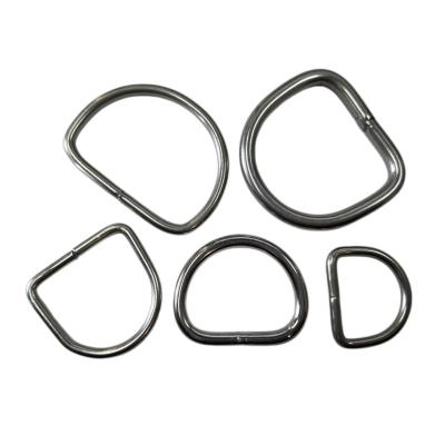 China 25x30mm Metal D Rings For Fabrication Of Removable Insulation Blanket for sale