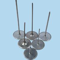 China 2mm Galvanized Steel Quilting Pins Used With Self Locking Washers For The Fabrication Of Blankets for sale