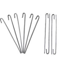 China Aluminum J Hooks Pigeon Guard Solar Mesh Clips For Bird Deterrent for sale