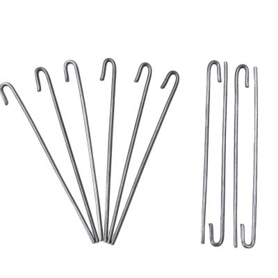 China Aluminum J Hooks Pigeon Guard Solar Mesh Clips For Bird Deterrent for sale