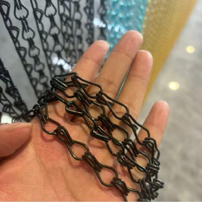 China Various Color Aluminum Chain Curtain For Partition Screen for sale