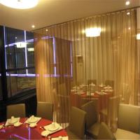 China Aluminum Metal Chain Curtain For Restaurant Decorative Partition Screen for sale