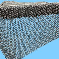 China Pvd Finished Stainless Steel Height 2.3 M Width 2.35 M Smart Architect Ring Mesh Curtain for sale
