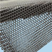 China Stainless Steel 1.2x10mm Metal Ring Mesh For Exterior Decoration for sale