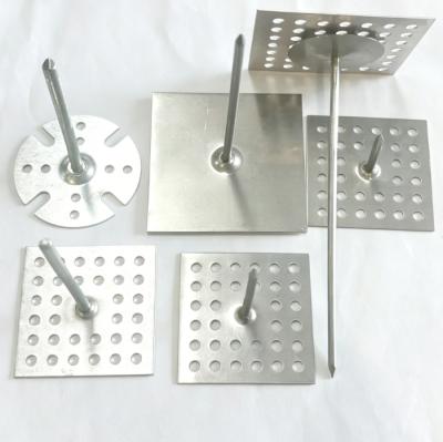 China Stainless Steel Perforated Insulation Pins Used To Fix Fiberglass Or Mineral Wool Board for sale