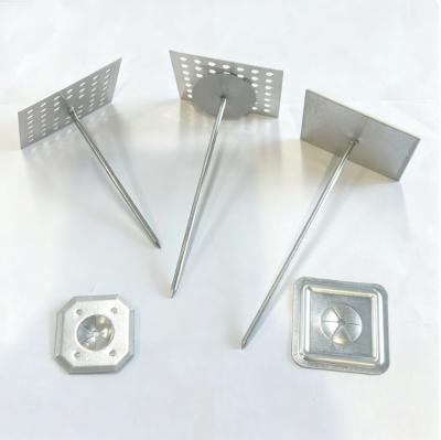 China Soft Annealed Wire Insulation Pin Nail with Stainless Steel Base and Self-Locking Washer for Secure Insulation for sale