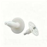 China Drive Pins Heat Preservation Plastic Insulation Anchors For Fixing Rock Wool On Concrete for sale